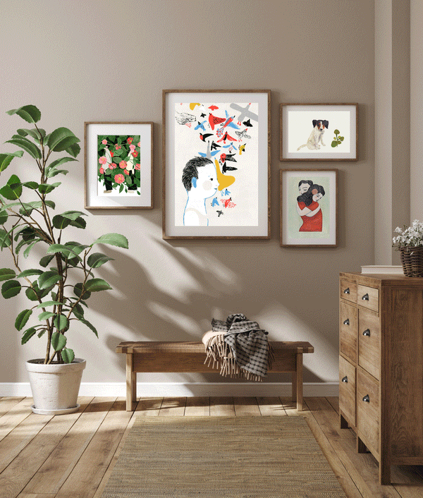 Spotty dog by Liz Rowland - Toi Art Gallery