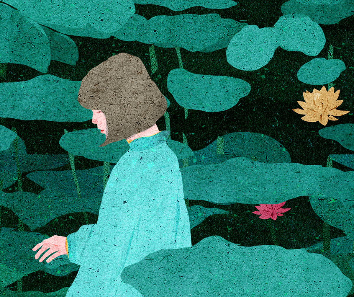 Walking Lily by Xuan Loc Xuan - Toi Art Gallery