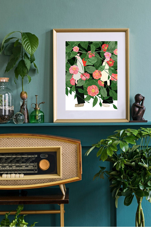 Camellia Japonica by Xuan Loc Xuan - Toi Art Gallery